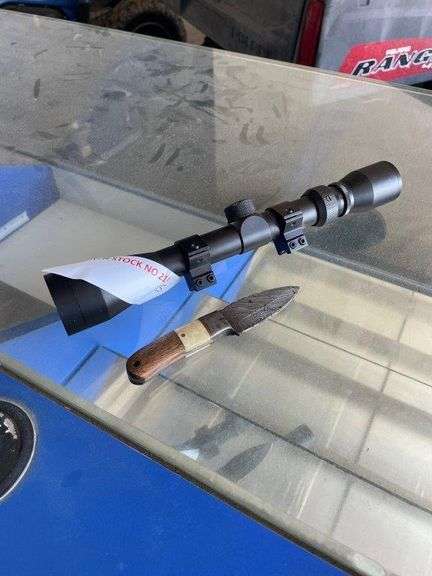 Rifle Scope and Knife - TVAA Pty Ltd T/A Tomkins Valuers & Auctioneers