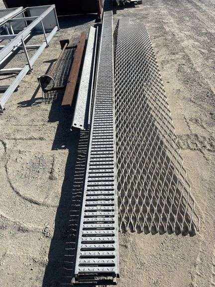 Assorted Steel inc Walkway Mesh, C Channel, Square Mesh Sheets and ...