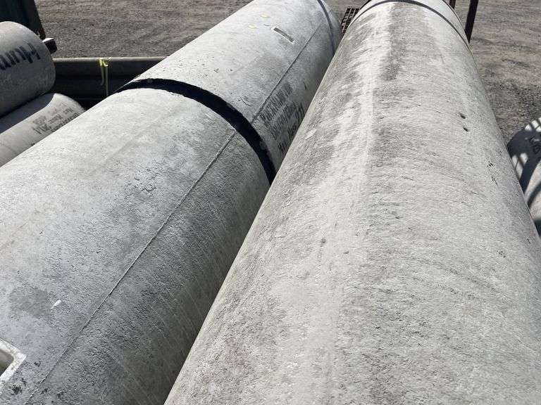 6x Concrete Pipe - 2400mm - inc half pipe - TVAA Pty Ltd T/A Tomkins ...