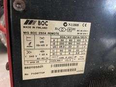 BOC Industrial WF2 Mig Welder - TVAA Pty Ltd T/A Tomkins Valuers ...