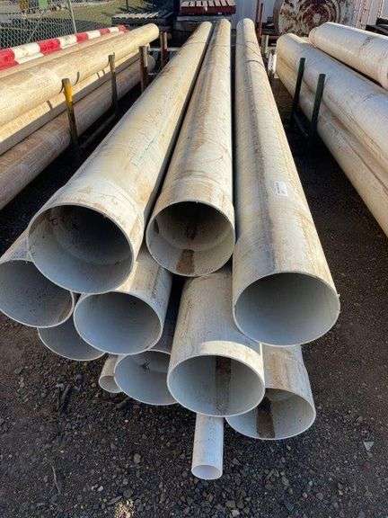 9x 250mm HD PVC Pipe - Approx 6.2m - TVAA Pty Ltd T/A Tomkins Valuers ...