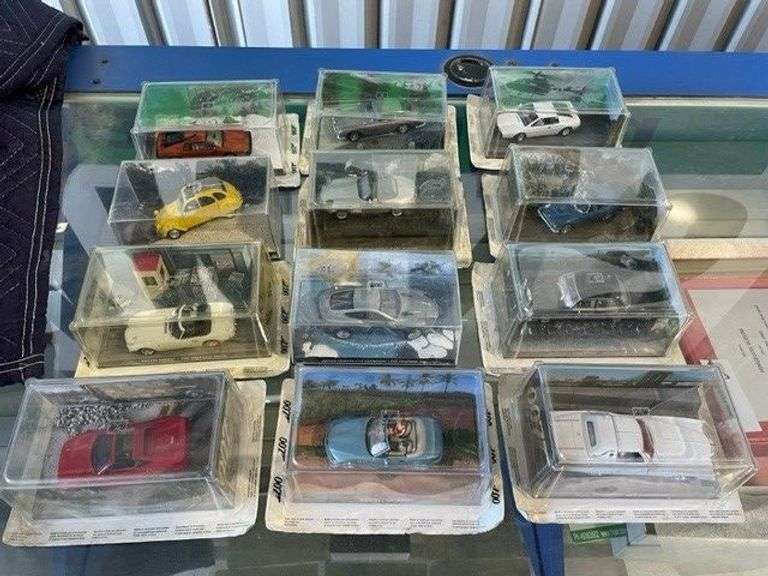 Twelve 007 Die Cast Collectable Model Cars - TVAA Pty Ltd T/A Tomkins ...