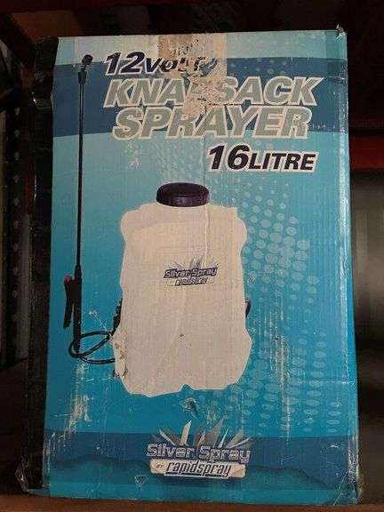 Rapid Silver 12v Backpack Spray Unit - TVAA Pty Ltd T/A Tomkins Valuers ...