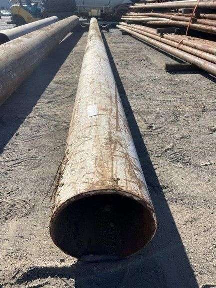 Approx 9.5m White 350mm OD Steel Pipe - 10mm wall - TVAA Pty Ltd T/A ...