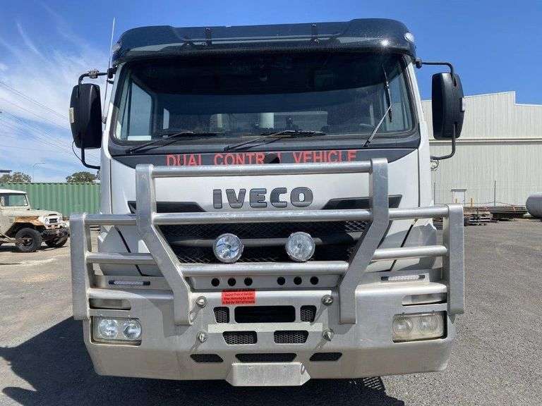 2014 Iveco Acco Dual Control Waste Disposal Truck with Bucher Rear ...