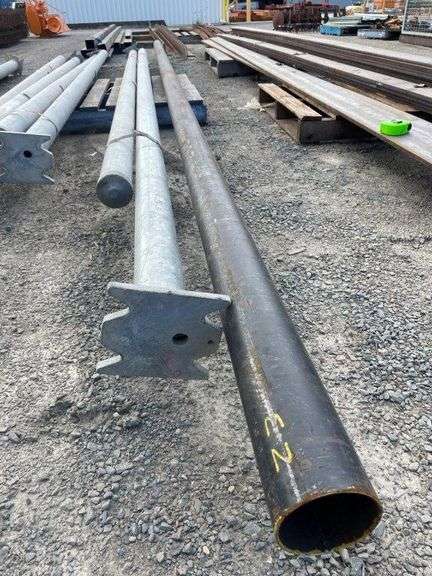 2x 90mm Galvanised Post and 6.5m 100mm Steel Post - TVAA Pty Ltd T/A ...