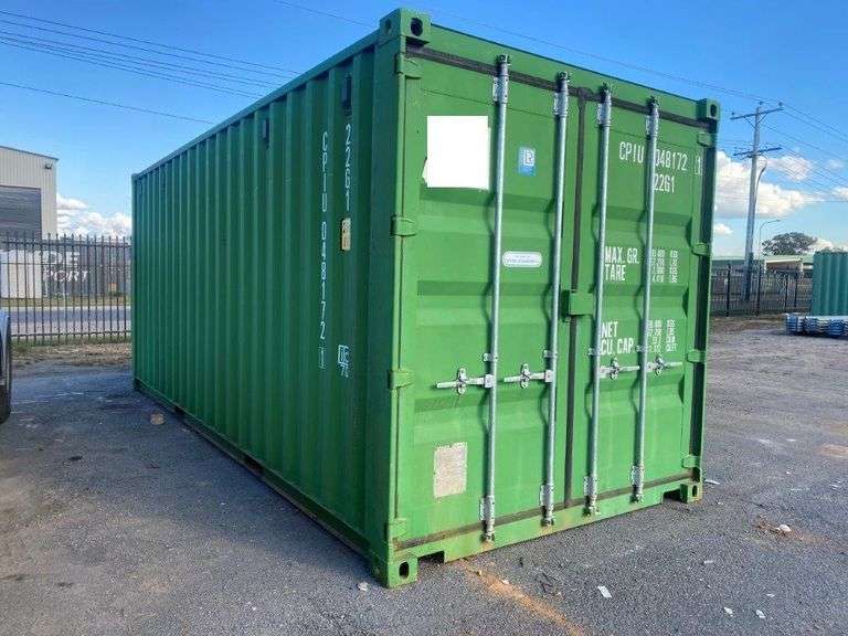 20' Shipping Container - CPIU048172 1 - TVAA Pty Ltd T/A Tomkins ...