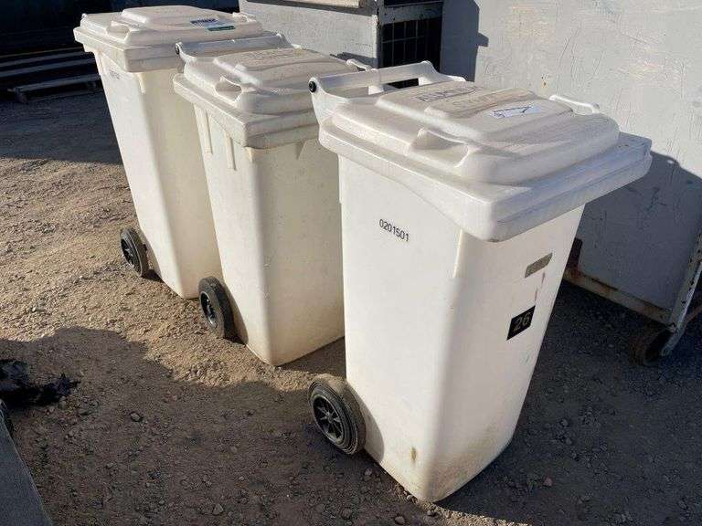 3x Small Wheelie Bins - TVAA Pty Ltd T/A Tomkins Valuers & Auctioneers