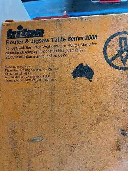 Triton Router & Jigsaw Table Series 2000 - TVAA Pty Ltd T/A Tomkins ...