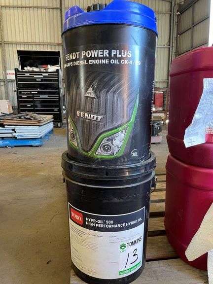 Unused 20L Tub Fendt Power Plus CK-4/E9 Diesel Engine Oil and 20L Tub ...
