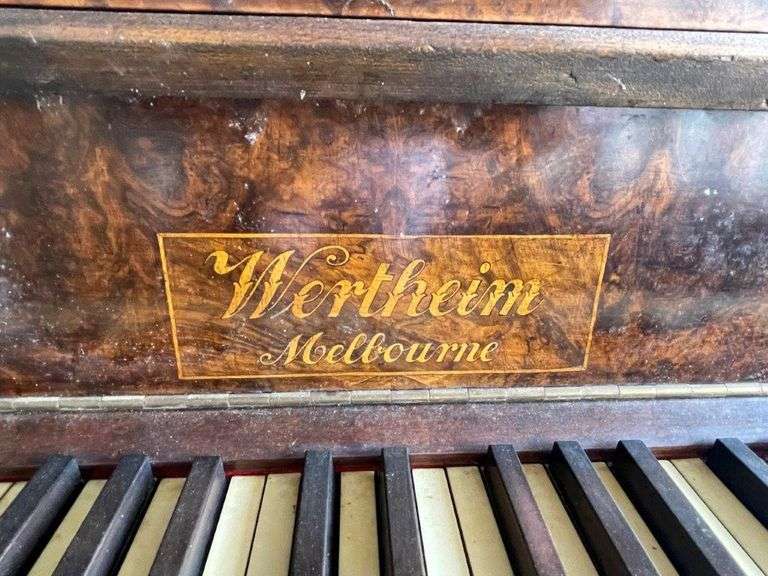 Wertheim Melbourne Pianola - TVAA Pty Ltd T/A Tomkins Valuers & Auctioneers