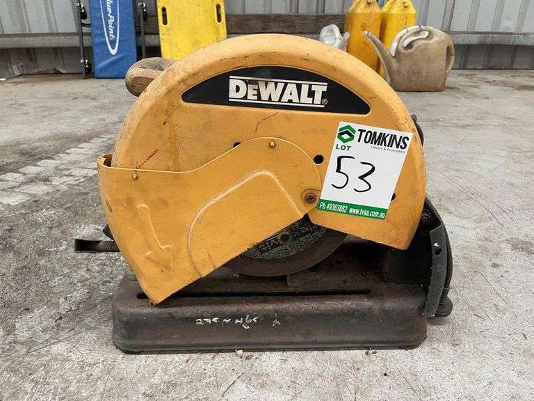 Dewalt D28710-xe 14'' Drop Saw - TVAA Pty Ltd T/A Tomkins Valuers ...