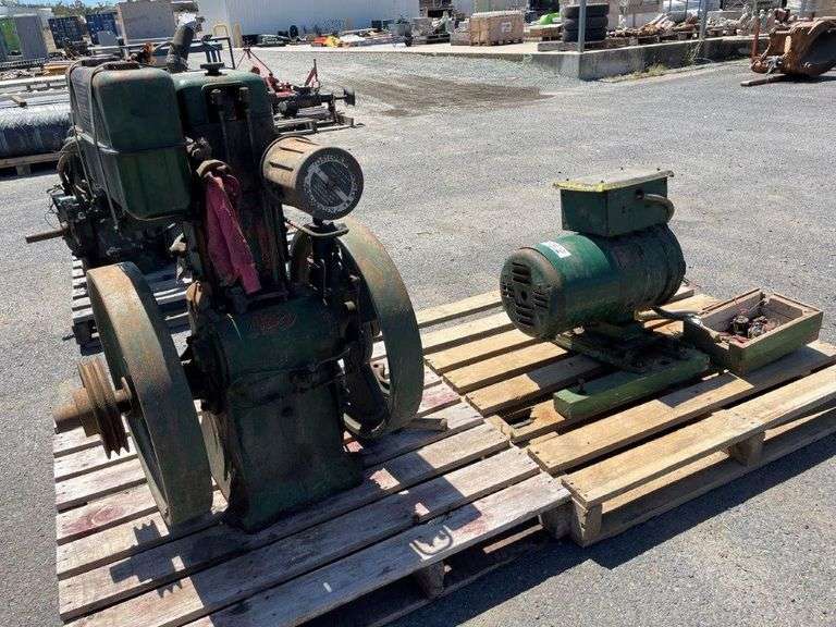 Lister Single Cylinder Diesel Engine and Alternator - TVAA Pty Ltd T/A ...