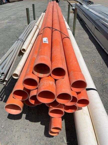 Qty Assorted PVC Pipe - Stillage not included - TVAA Pty Ltd T/A ...