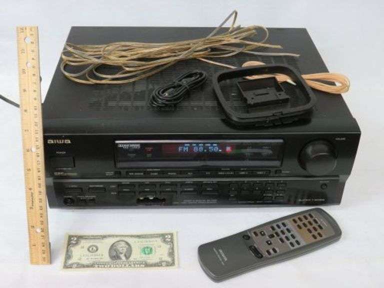 NOS Vintage Aiwa AV-D25 Super T-Bass Stereo AV Receiver, Excellent Un ...