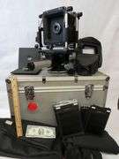 Omega Medium Format Camera with Equipment and Locking Case with Keys as ...