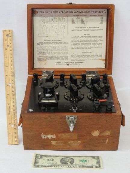 Vintage Leeds & Northrup No. 5305 Test Set as shown - Texas Online ...