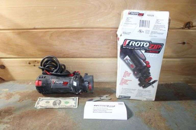 RotoZip The "Original" Spiral Saw by Bosch RZ1 in original box - Texas ...