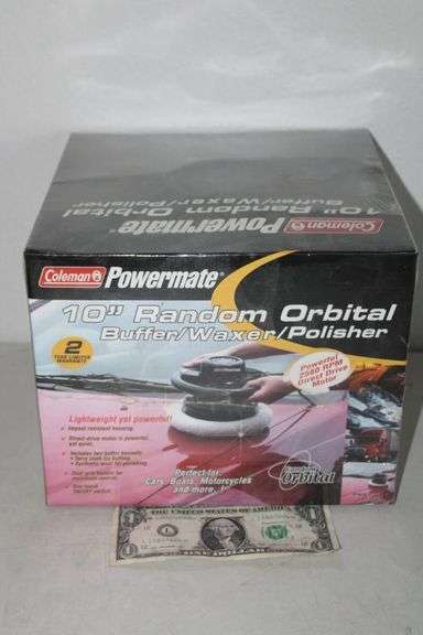 New Coleman Powermate 10" Random Orbital Buffer/Waxer/Polisher - Texas ...