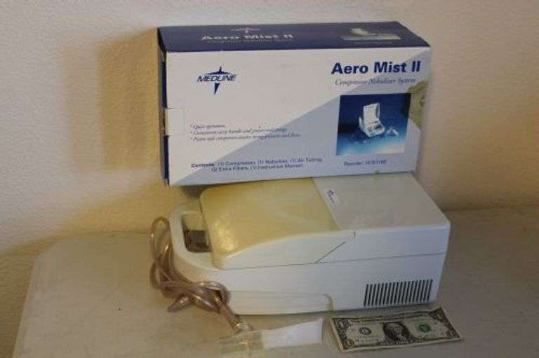 Medline Aeromist II Compressor Nebulizer System - Texas Online Auction ...