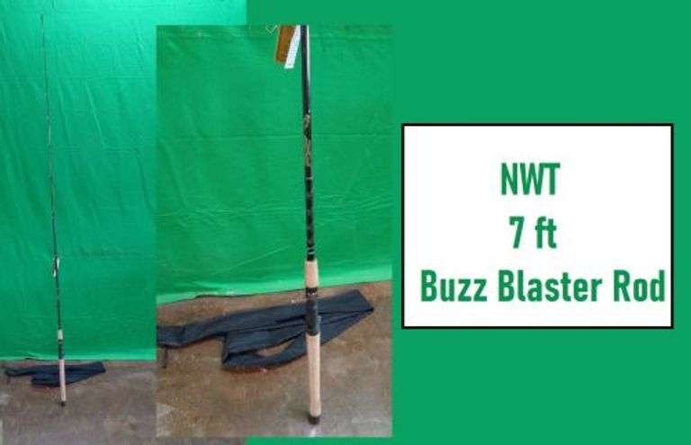 New 7 ft Buzz Blaster Rod. ~ cash only ~ - Texas Online Auction House