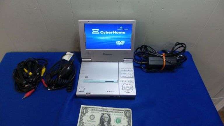 CyberHome Portable DVD Player w/Extras!! Seems to work all the way ...