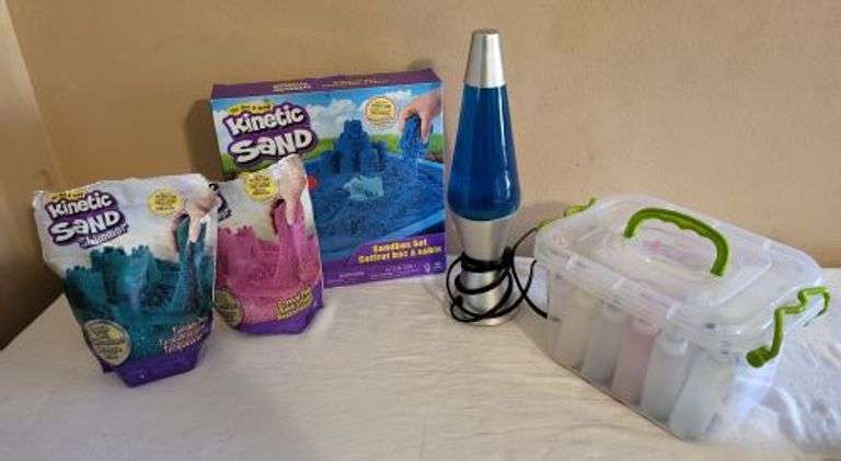 Kinetic Sand, Lava Lamp and Tye Dye Kit. ~ cash only ~ - Texas Online ...