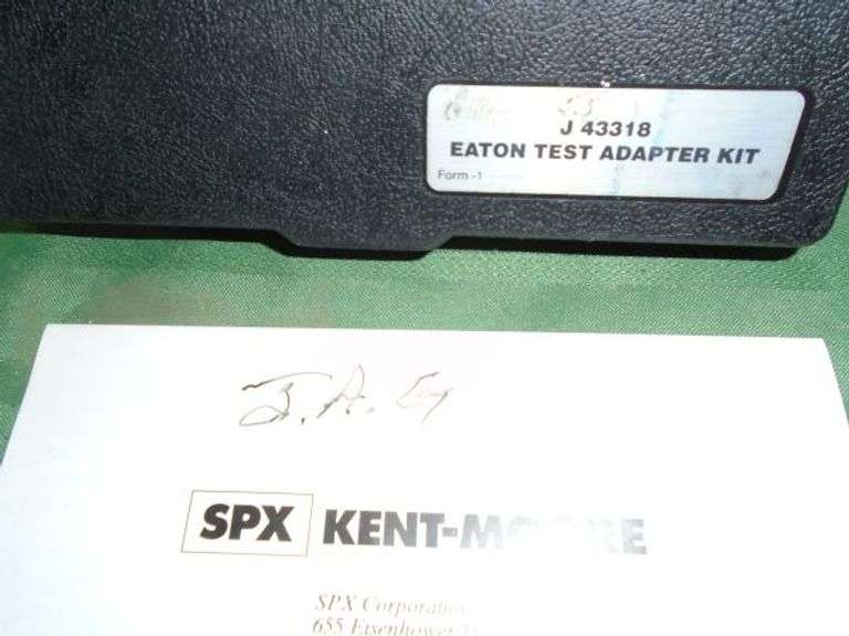 EATON Test Adapter Kit and Interface Cables. - Texas Online Auction House