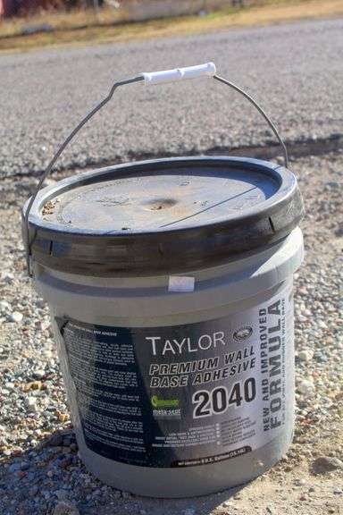 NEW 4 gallon buckets of Taylor premium Envirotec wall base adhesive ...