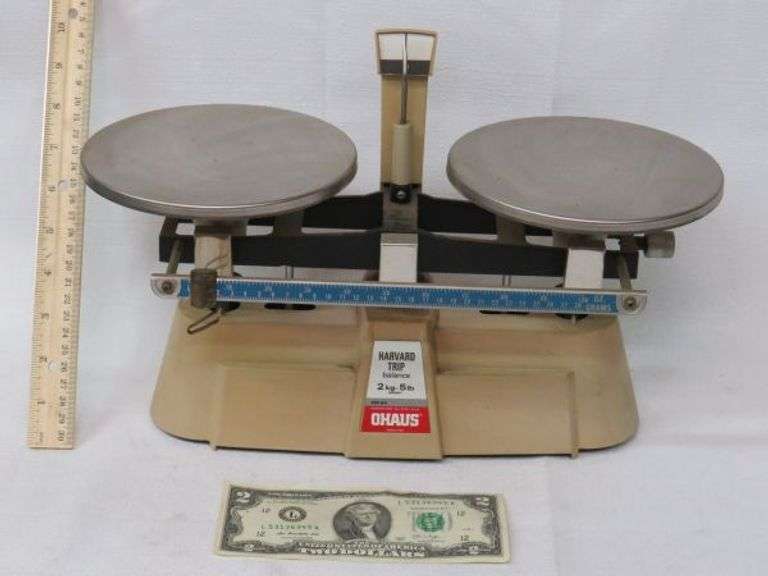 OHAUS Harvard Trip Balance Scale as shown - Texas Online Auction House