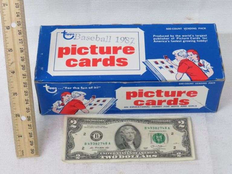 NOS 1987 Topps Baseball Picture Cards 500 Count Vending Pack, 23 of 23 ...