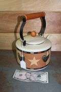 Vintage ceramic rooster kettle by "Warren Kimble" - Texas Online ...