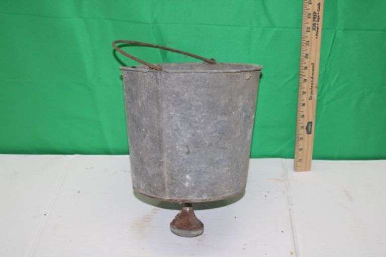 Vintage galvanized metal bucket shower *as shown - CASH ONLY - Texas ...