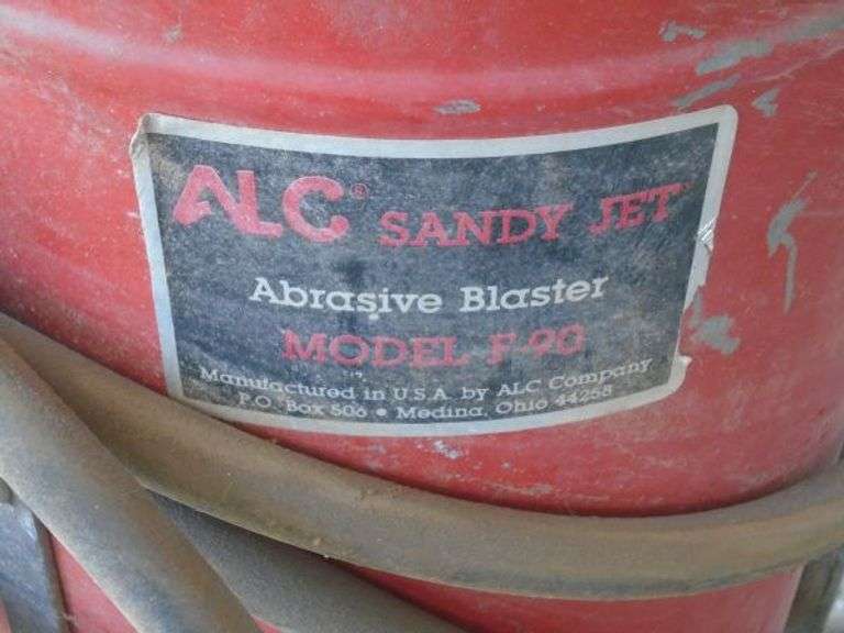 ALC Sandy Jet Abrasive Blaster model F-90 and a CAMPBELL HAUSFELD 2.5 ...