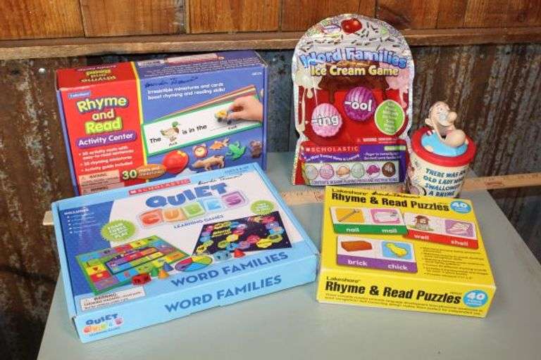 5 Piece Lot Rhyming And Word Families Learning Materials curriculum 5-piece-lot-rhyming-and-word-families-learning-materials-curriculum