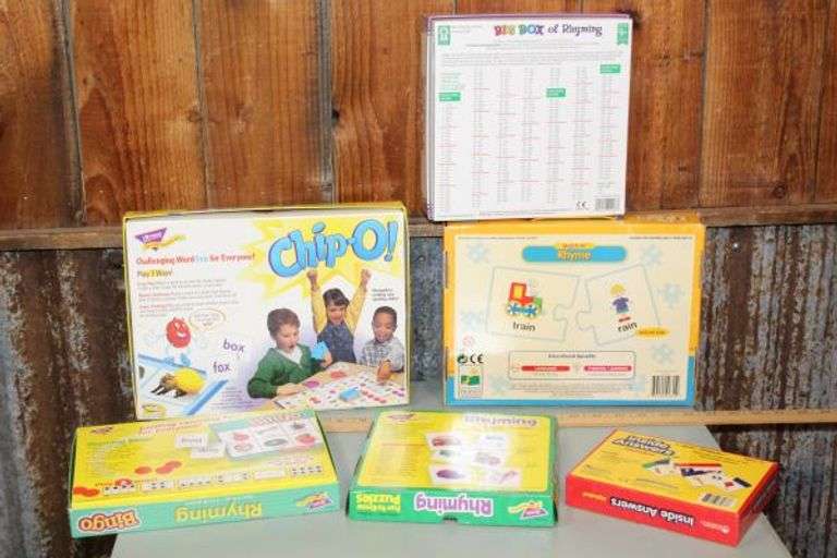 Lot Of 7 Educational Literacy rhyming Centered Learning Materials And Lot Of 7 Educational Literacy rhyming Centered Learning Materials And