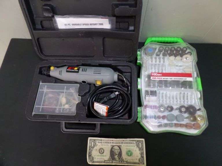 Rotary Tool w/Hard Case & Rotary Tool Accessory Kit! (3B) - Texas ...