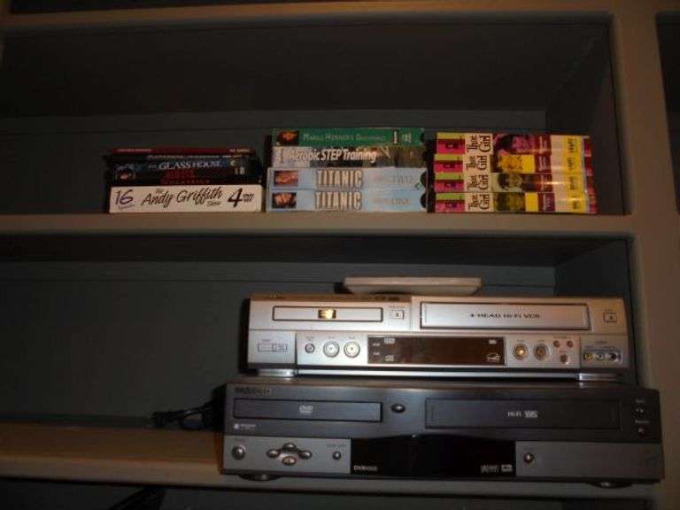 VHS players and VHS tapes. - Texas Online Auction House