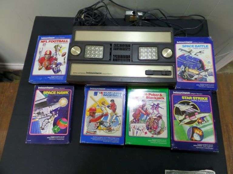 Vintage 1979 Intellivision Video Game System by Mattel!! Includes 6 ...