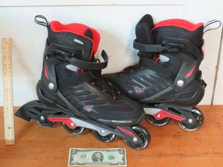 New Rollerblade Zetrablade Men's Inline Skate - Black/Red, Size 11 as ...