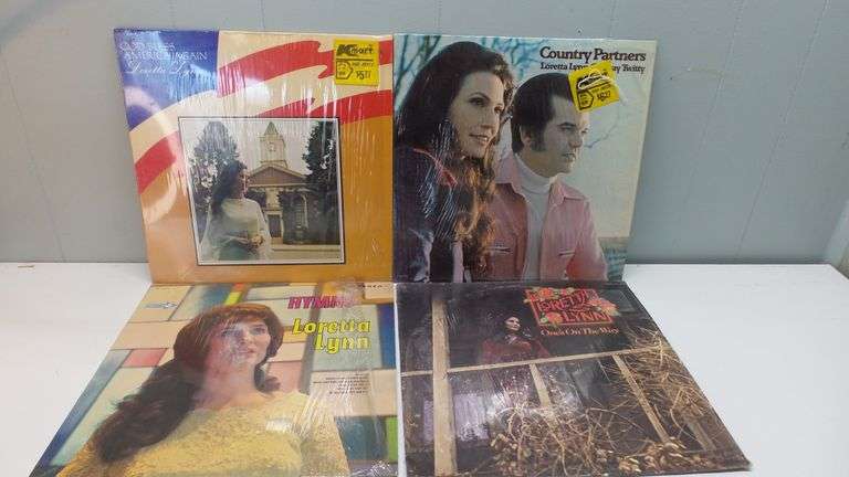 Lot of 4 Vintage Loretta Lynn Vinyl Records!! (2C) - Texas Online ...