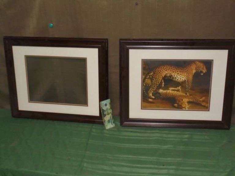 Cheetah print and matching frame. - Texas Online Auction House