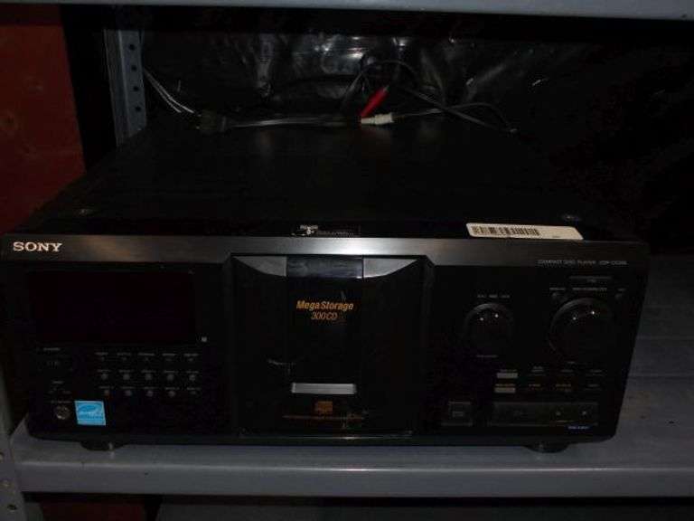 SONY Mega Storage 300CD unit. - Texas Online Auction House