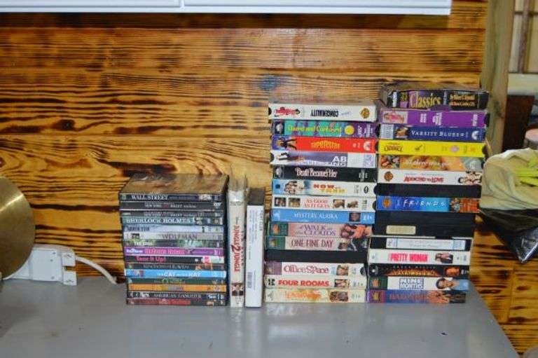 ASSORTED VHS AND DVD MOVIES - Texas Online Auction House