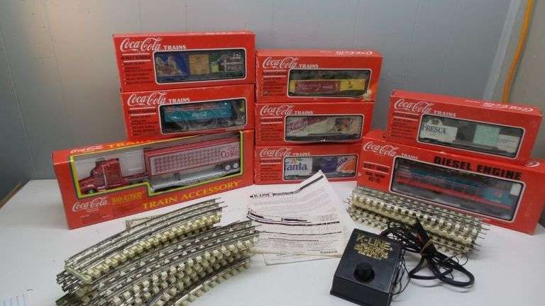 LIKE NEW K-Line 0/027 Gauge Coca-Cola Train Set!! NEAT!! (MR) - Texas ...