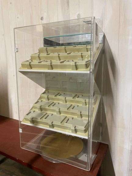 Plexi rotating Jewelry display - Texas Online Auction House