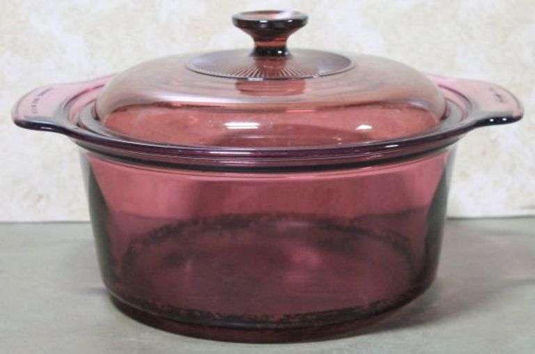 Cranberry Visions 3.5L Corning Ware Cookware with Lid. See Additional ...