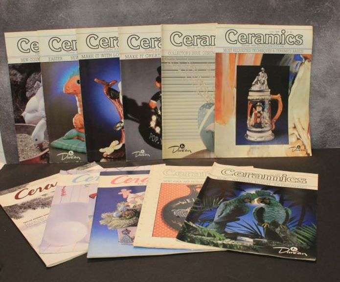 Ceramics Magazines 1986 Jan-Dec-Ideas and E-Z Copy Patterns. S7 - Texas ...