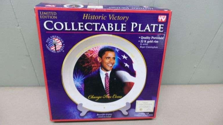 NEW Limited Edition Obama Collectible Plate! (16C) - Texas Online ...