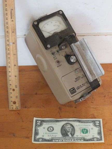 Ludlum Measurements Model 3 Radiation Survey Meter As Shown Untested